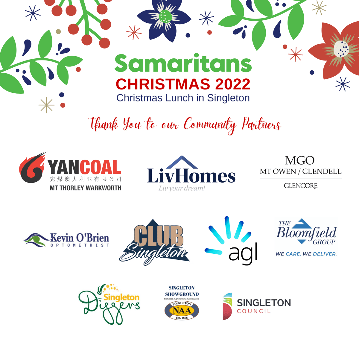 Samaritans Christmas Lunch in Singleton Volunteer Registration ...